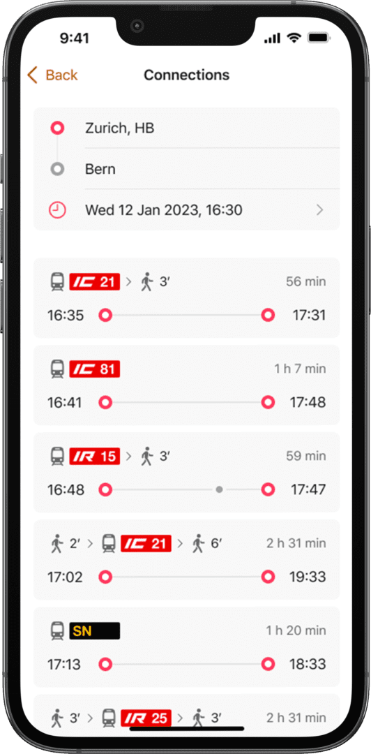 Public transport integration - Urban Connect