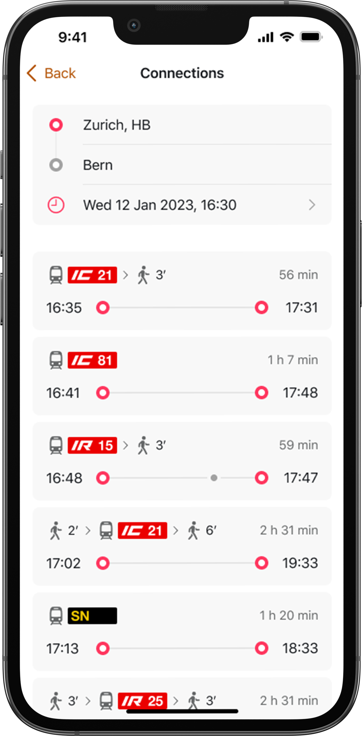 Public transport integration - Urban Connect