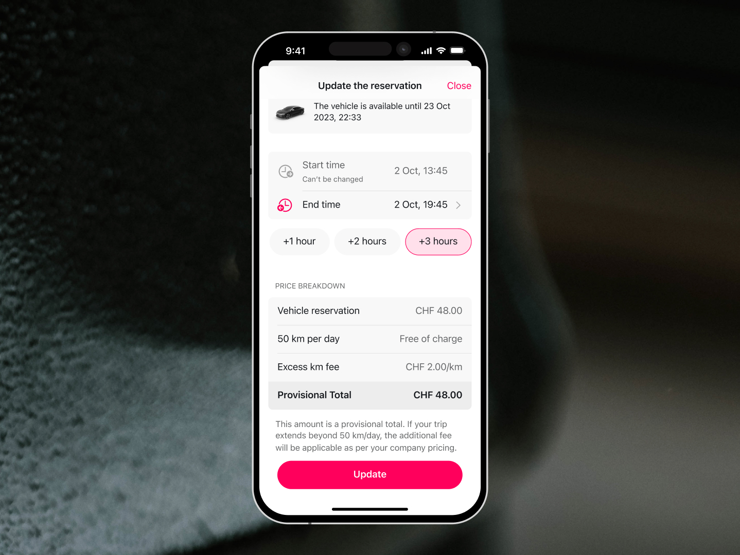 Update for better booking experience - Urban Connect
